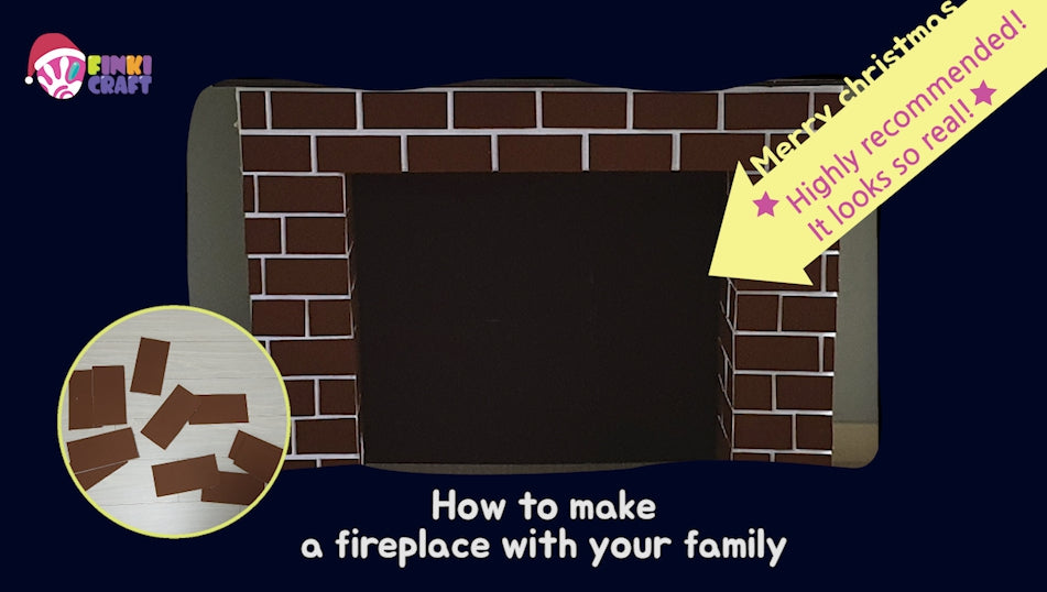 How to make a fireplace with your family – finkicraft
