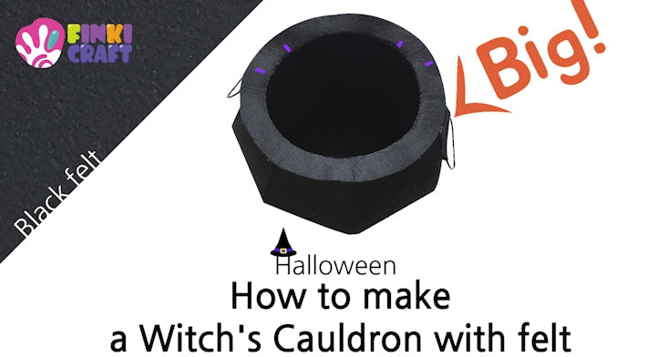 How to Make a Witch's Cauldron with Felt – finkicraft
