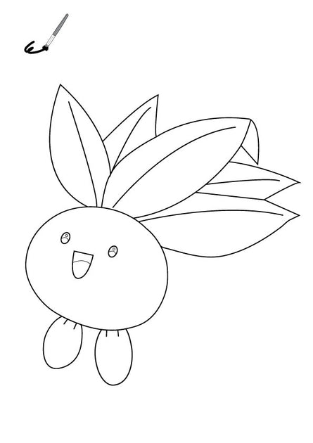 Free Download | Pokemon Oddish Coloring Pages – finkicraft