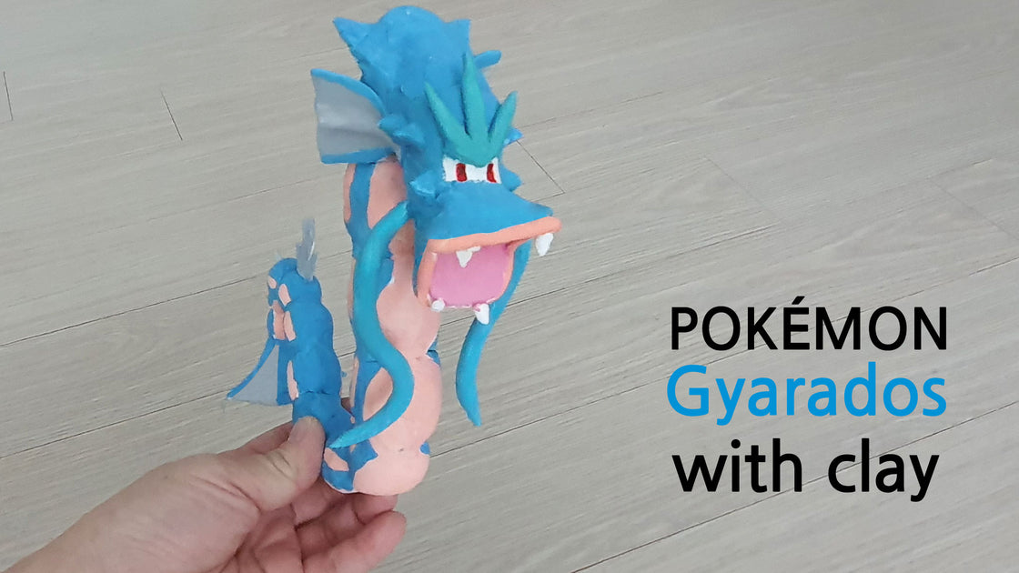 Gyarados with clay POKÉMON – finkicraft